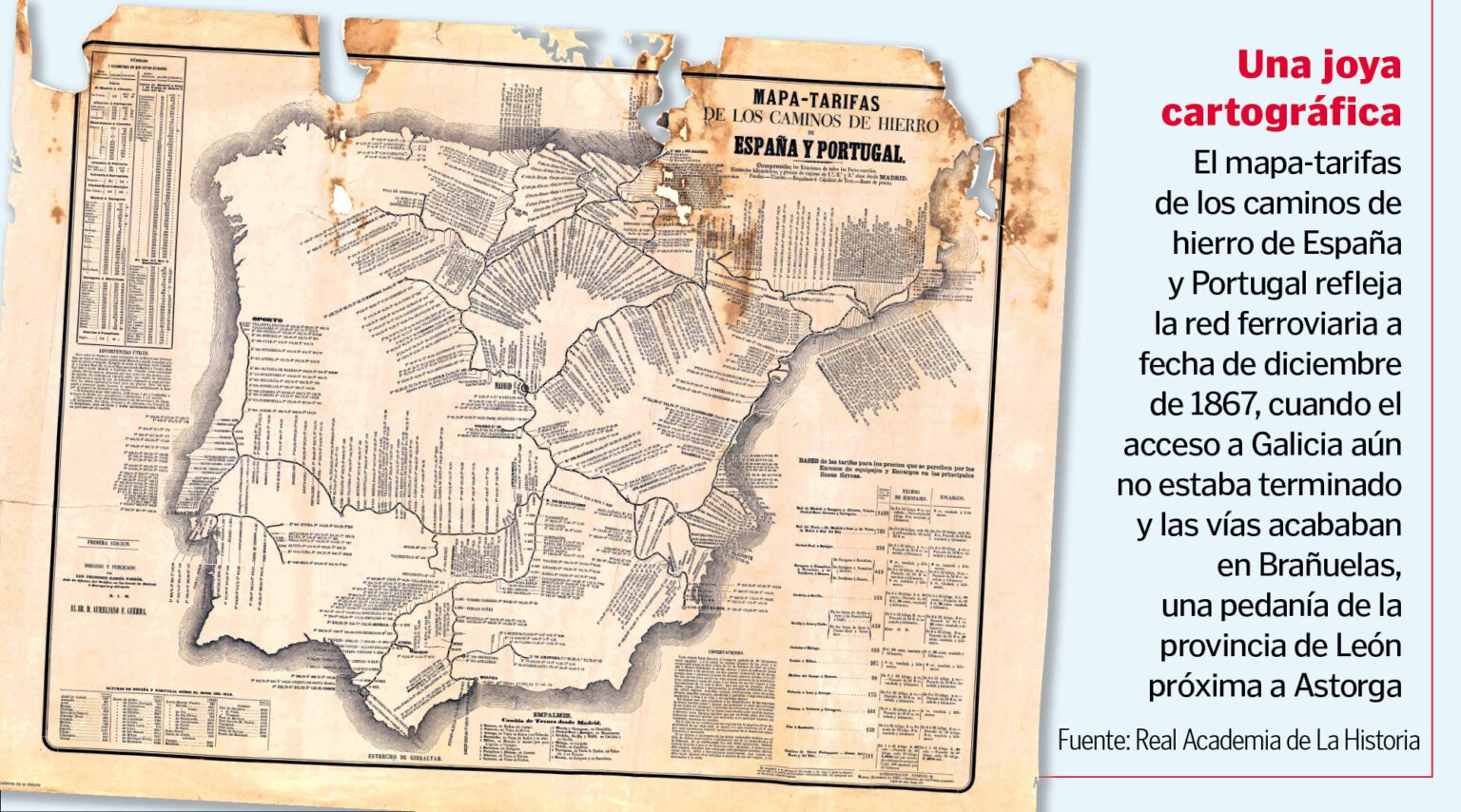 El gran mapa ferroviario de Galicia solía ser un espacio en blanco - En ...